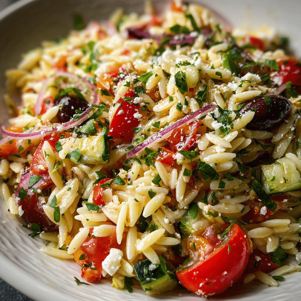 Mediterranean Orzo Pasta Salad