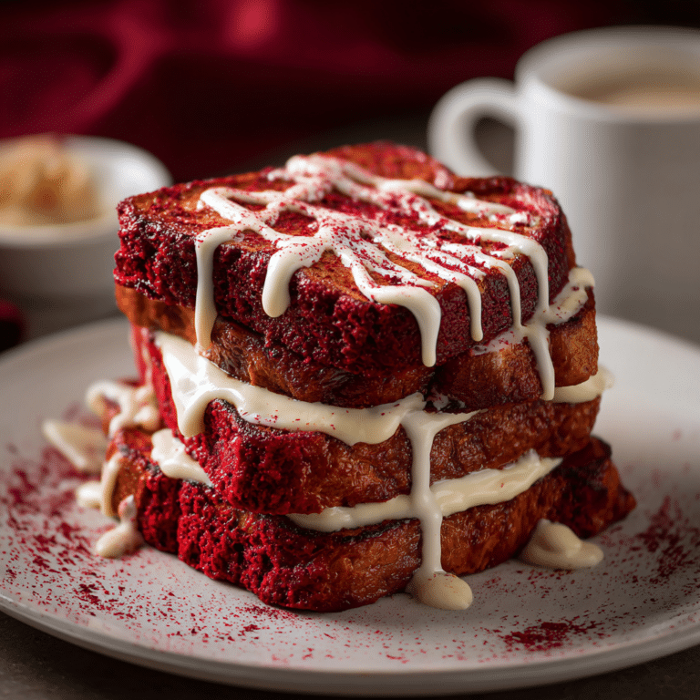 Red Velvet French Toast
