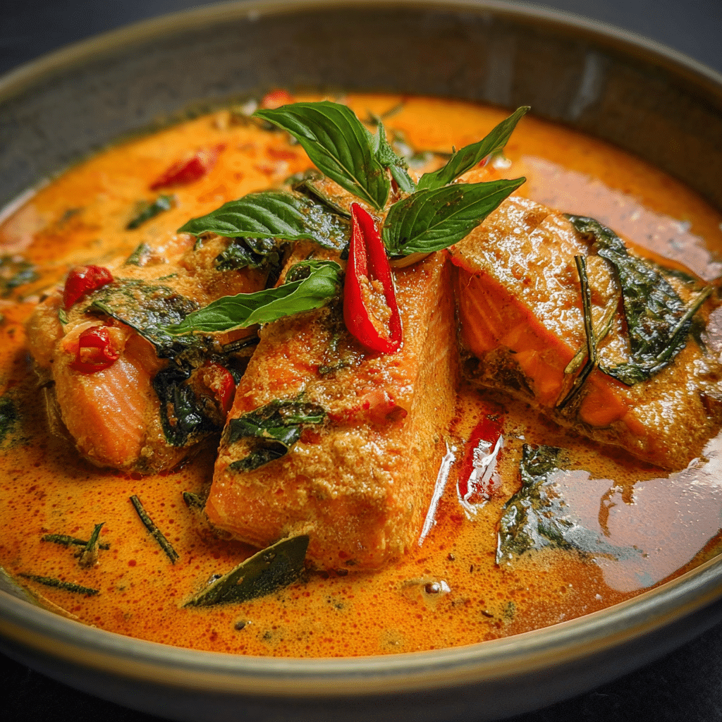 Salmon Panang Curry
